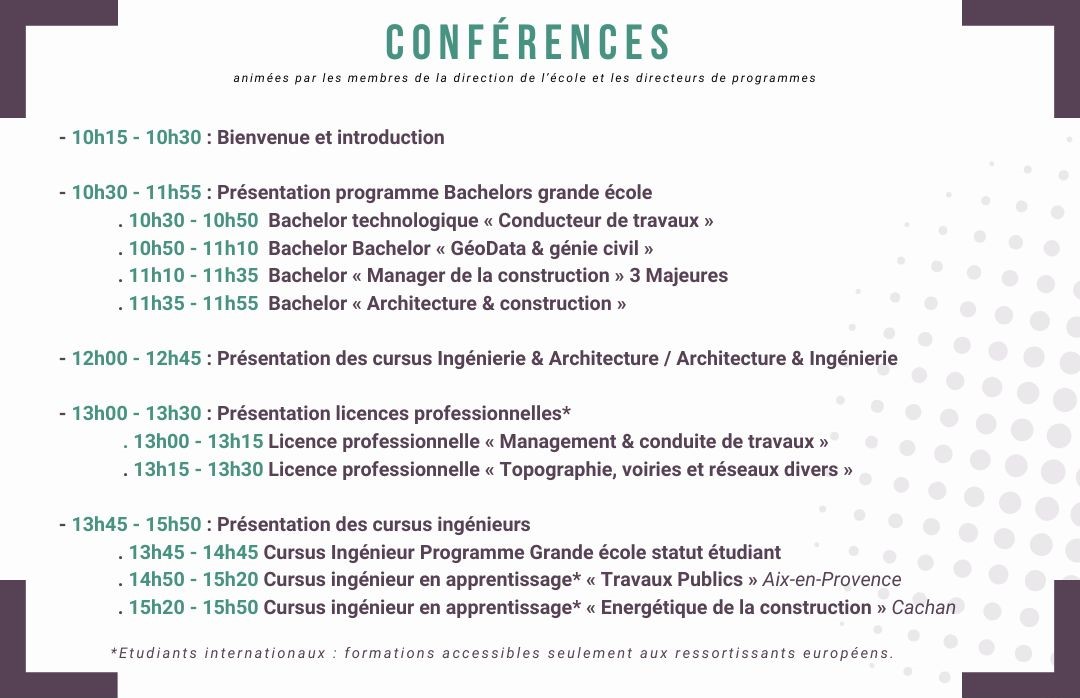 Merci pour votre inscription à notre JPO en visioconférence | ESTP